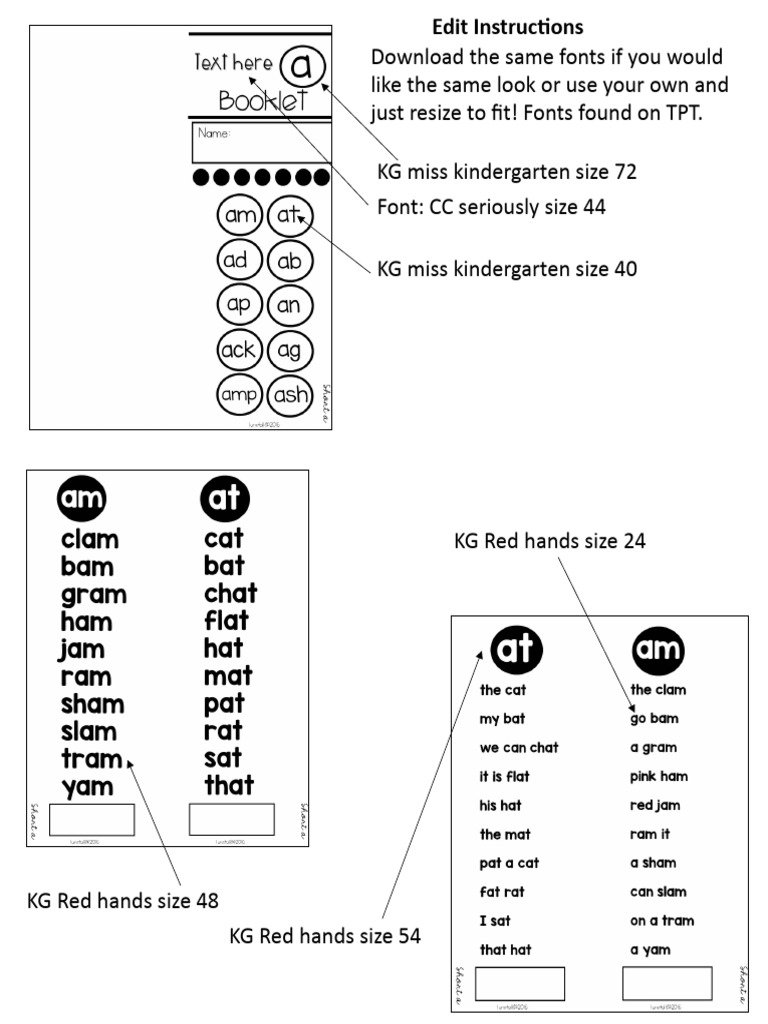 Editable Booklets Template | PDF