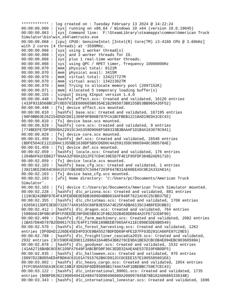 Game Log | PDF | Computer Hardware | System Software