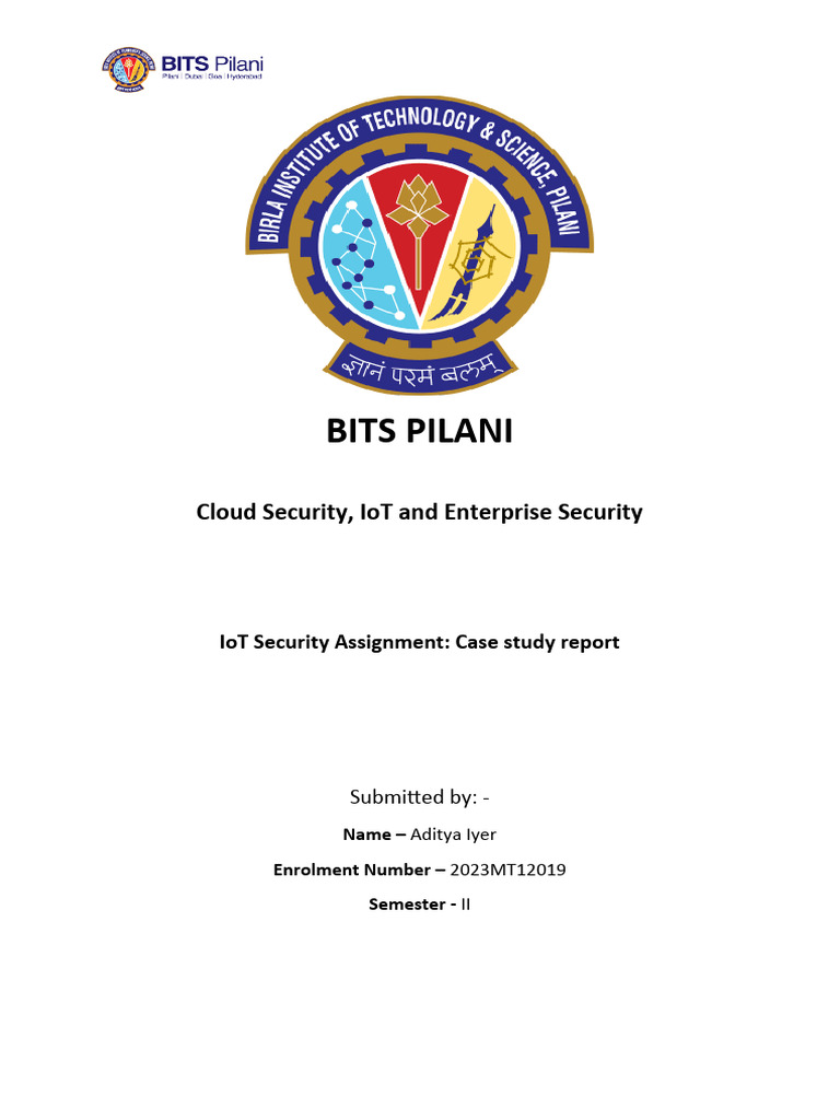 CIES - Assignment - 2023mt12019 | PDF | Security | Computer Security