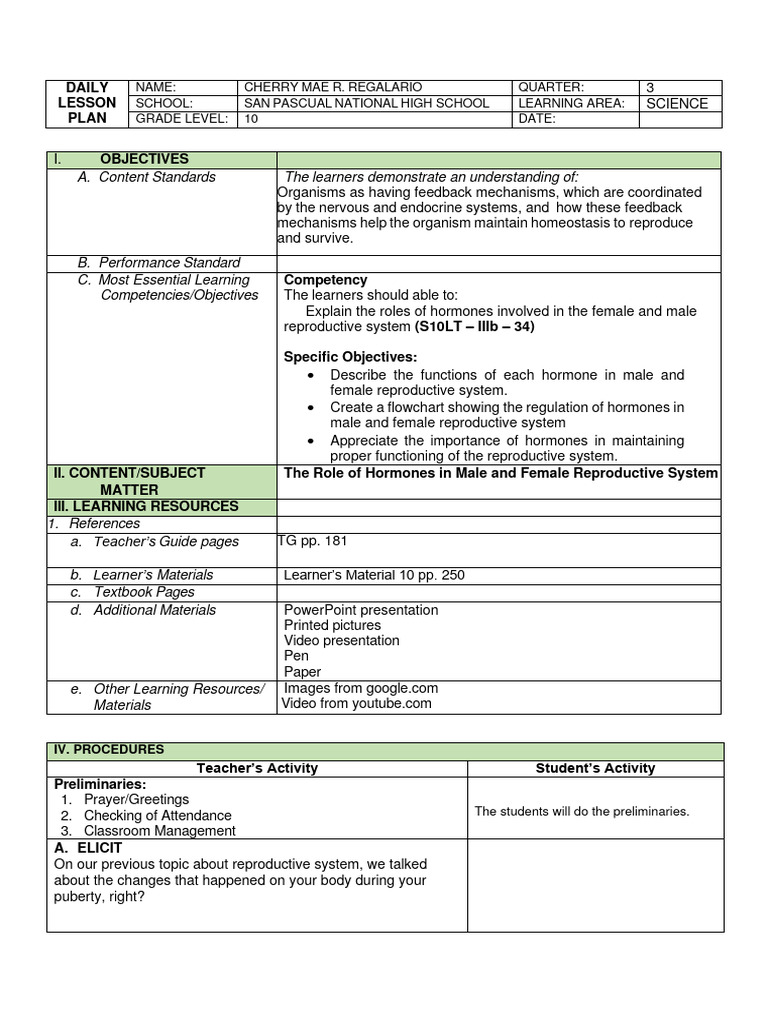 The Roles of Hormones - DLP 10 | PDF | Birth Control | Luteinizing Hormone