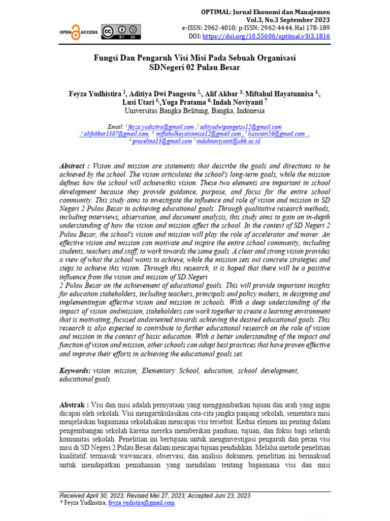 OPTIMAL+Jurnal+Ekonomi+Dan+Manajemen+ +Vol.3,+No.3+September+2023+Halaman+178 189 | PDF ...