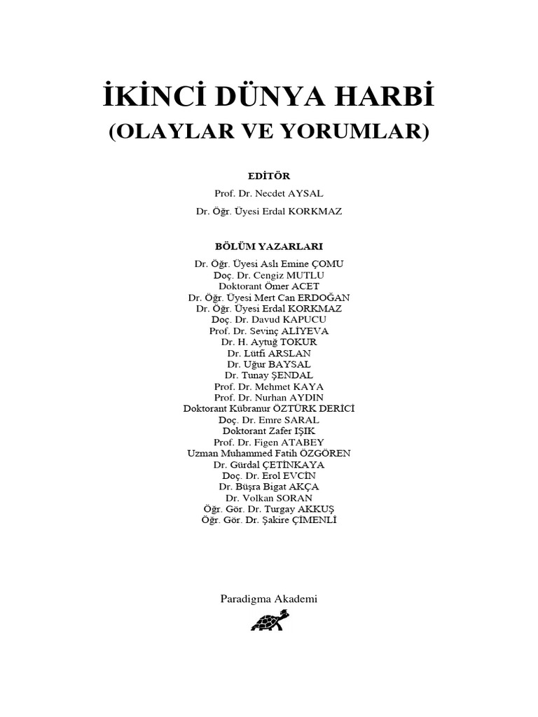 Ikinci Dunya Harbi | PDF