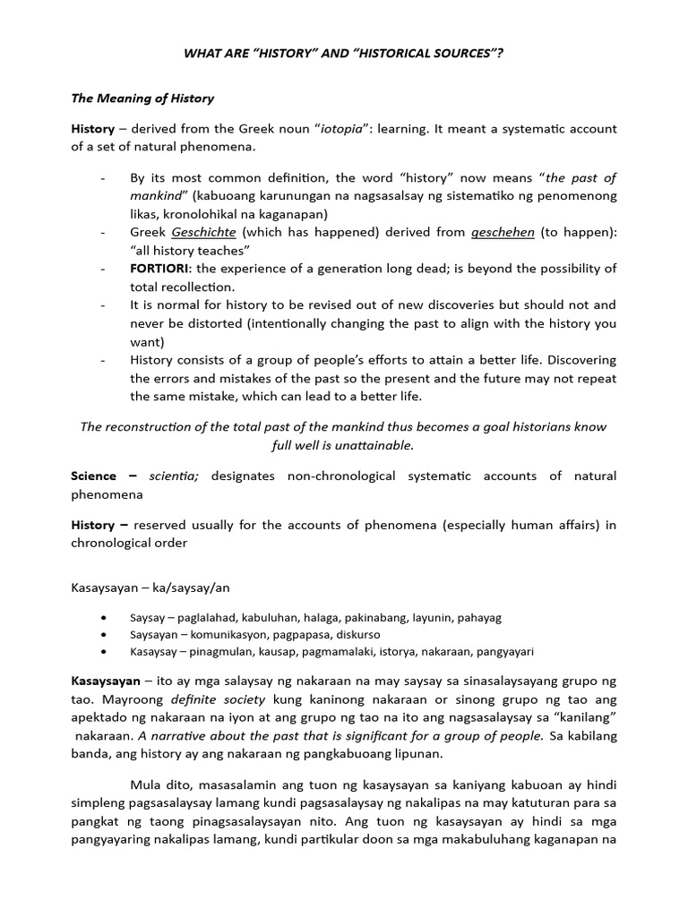 RPH 101 Chapter 3 Takeaways | PDF | Witness | Liberal Arts Education