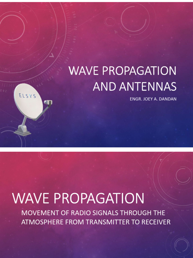 Wave Propagation and Antennas | PDF | Antenna (Radio) | Ionosphere Wave Propagation and Antennas | PDF | Antenna (Radio) | Ionosphere