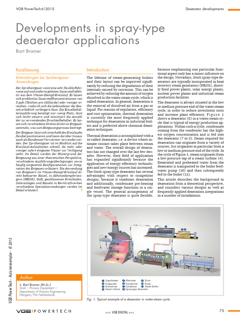 Deaerator Innovations for Engineers | PDF | Applied And ...