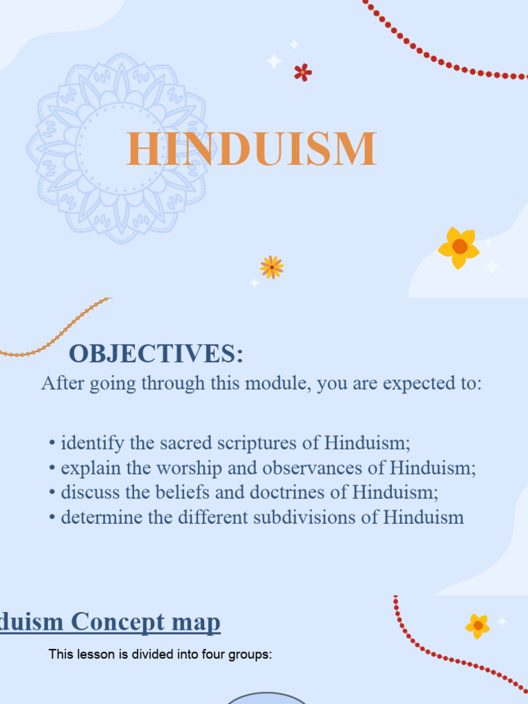 Hinduism Lesson 8 | PDF | Vedas | Yoga
