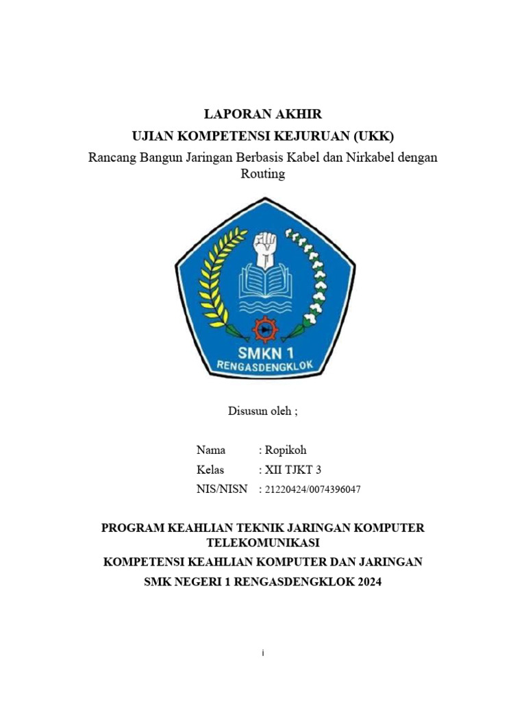 LAPORAN UKK UJIKOMn3w | PDF