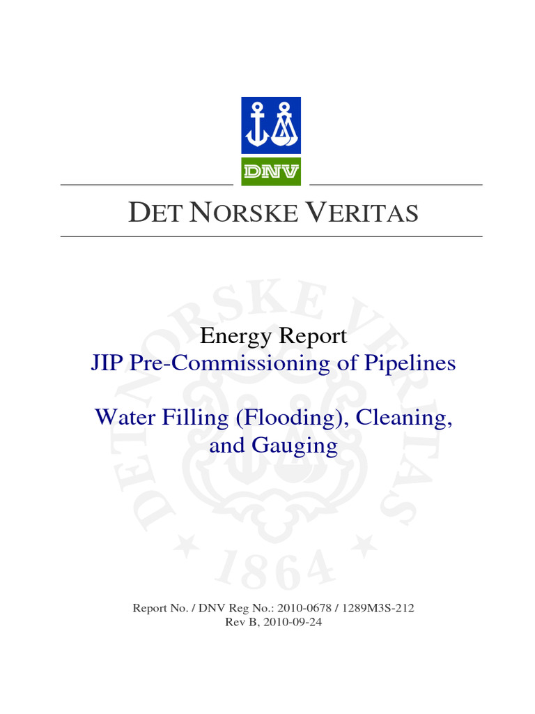 2010-0678 RevB JIP Pre-Comm FLOODING-CLEANING-GAUGING | PDF | Water ...