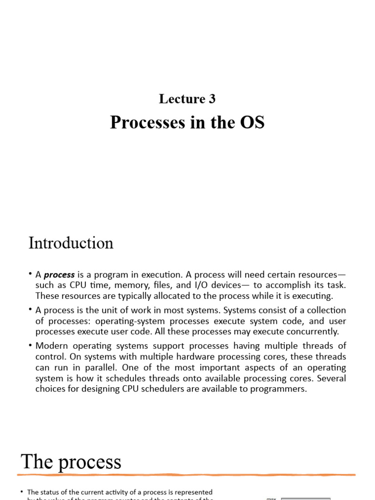 Lecture 3 Os Pdf Process Computing Scheduling Computing 2978