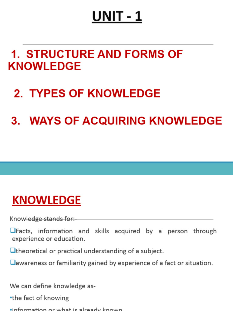 curriculum and knowledge | PDF | Knowledge | Epistemology