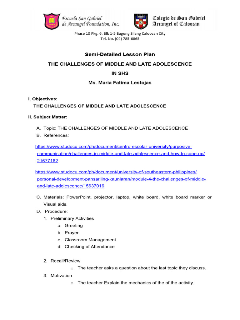 Lesson-Plan_by-Lestojas | PDF | Behavioural Sciences | Psychological Concepts