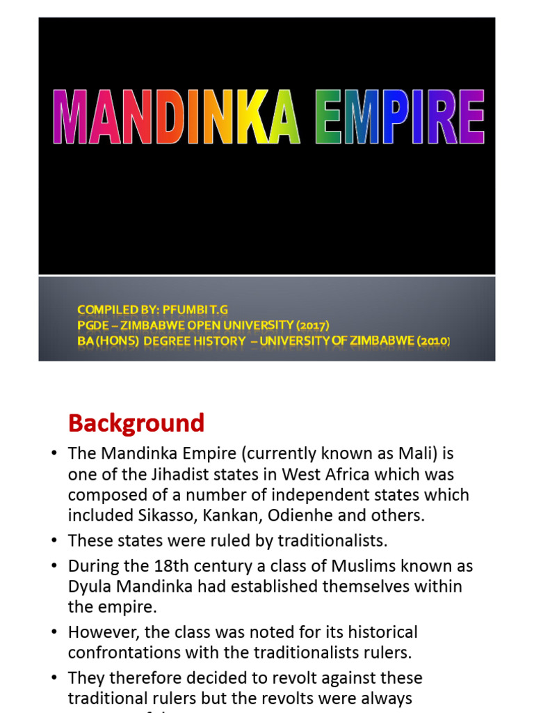 Mandinka Empire | PDF | Military