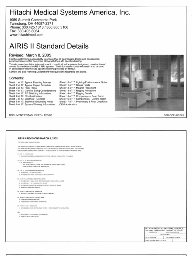 AIRIS II Standard Details | PDF