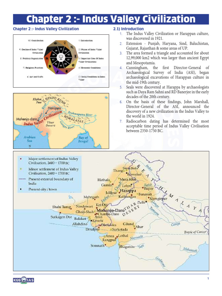 Indus Valley Civilization Overview | PDF