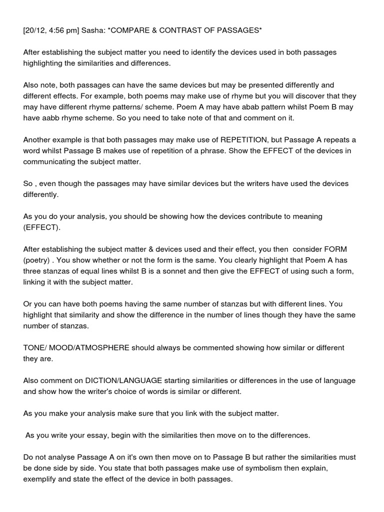 Miguel Street Analysis 230114 141549 | PDF | Poetry