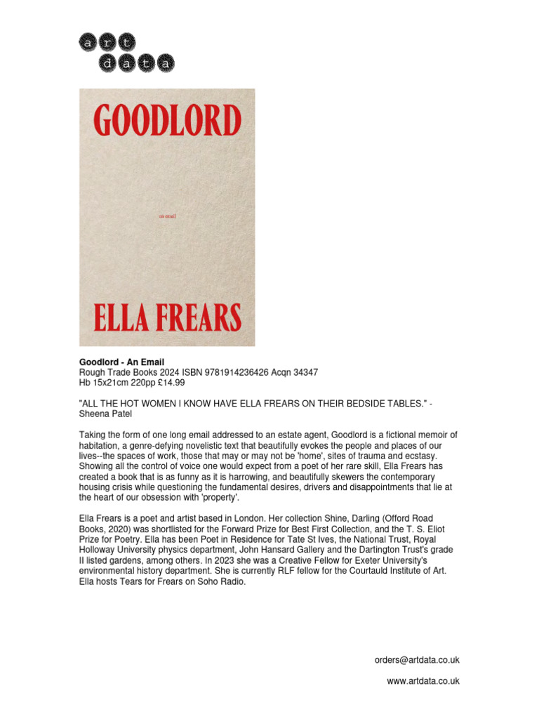Goodlord - An Email - Ella Frears | PDF | Classics