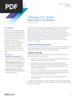 VMware SD-WAN by VeloCloud Edge Data Sheet | PDF | Cloud Computing | Computer Architecture