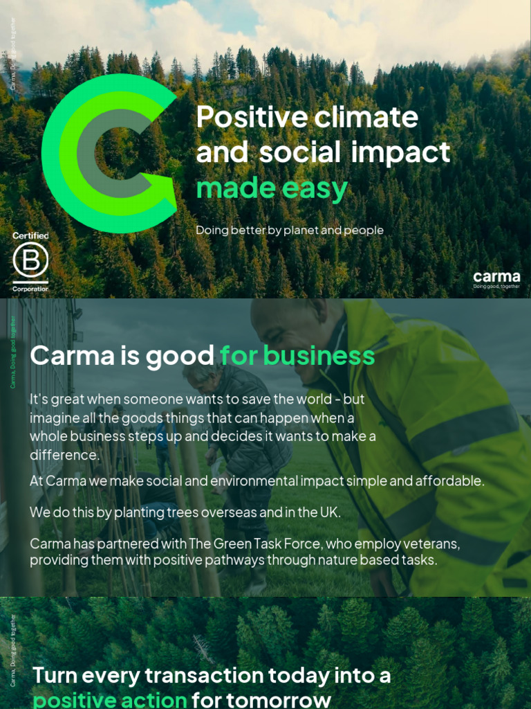 Carma Overview 1023 | PDF | Biodiversity | Trees