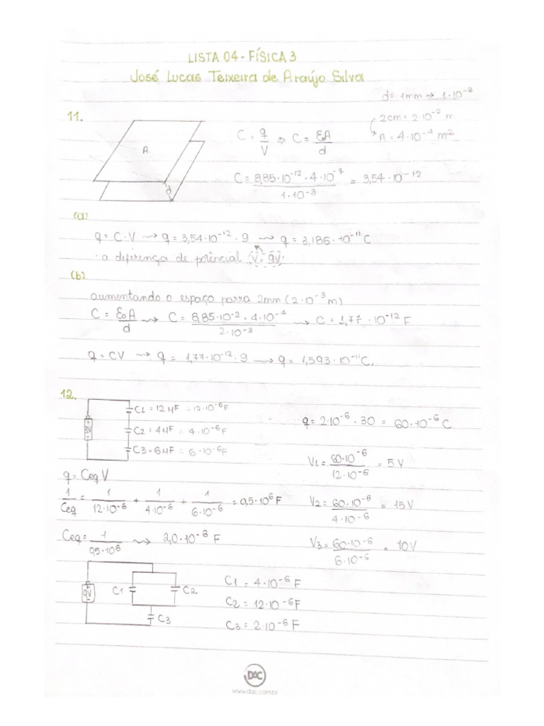 Lista 4 - José Lucas | PDF
