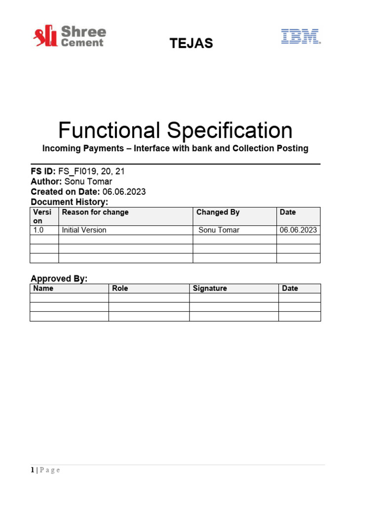 FS FI019 FI Incoming Payments | PDF | Banks | Debit Card
