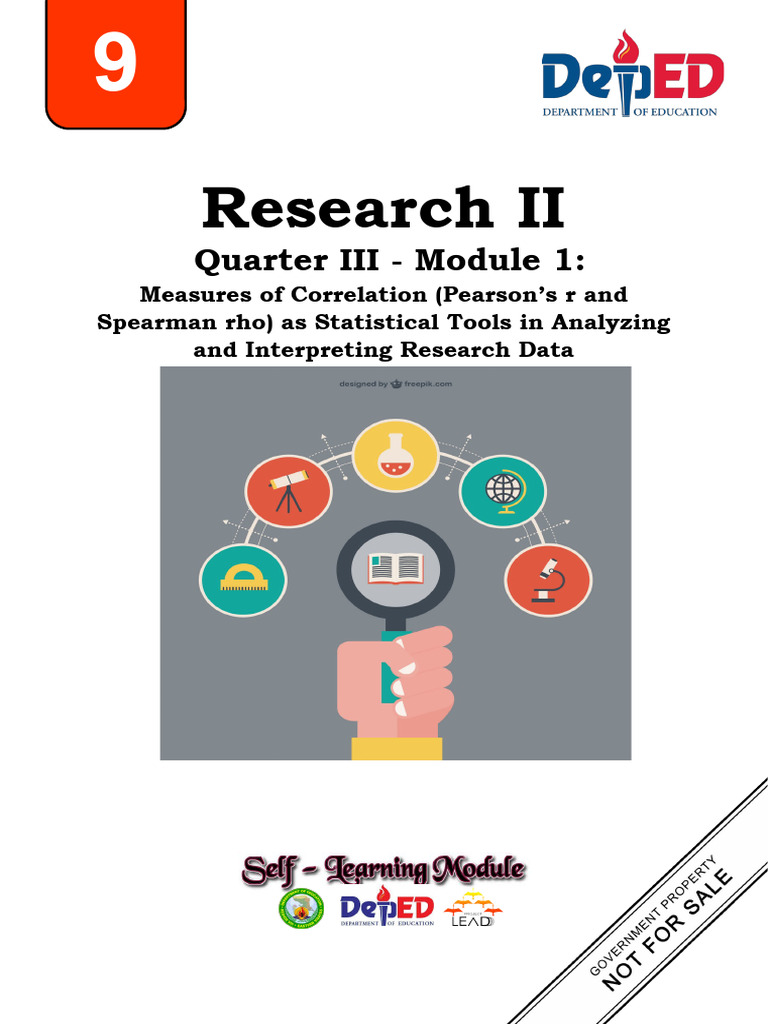STE Mod Research-II-Correlation Q3 Wk-1 Final-1 | PDF | Spearman's Rank Correlation Coefficient ...