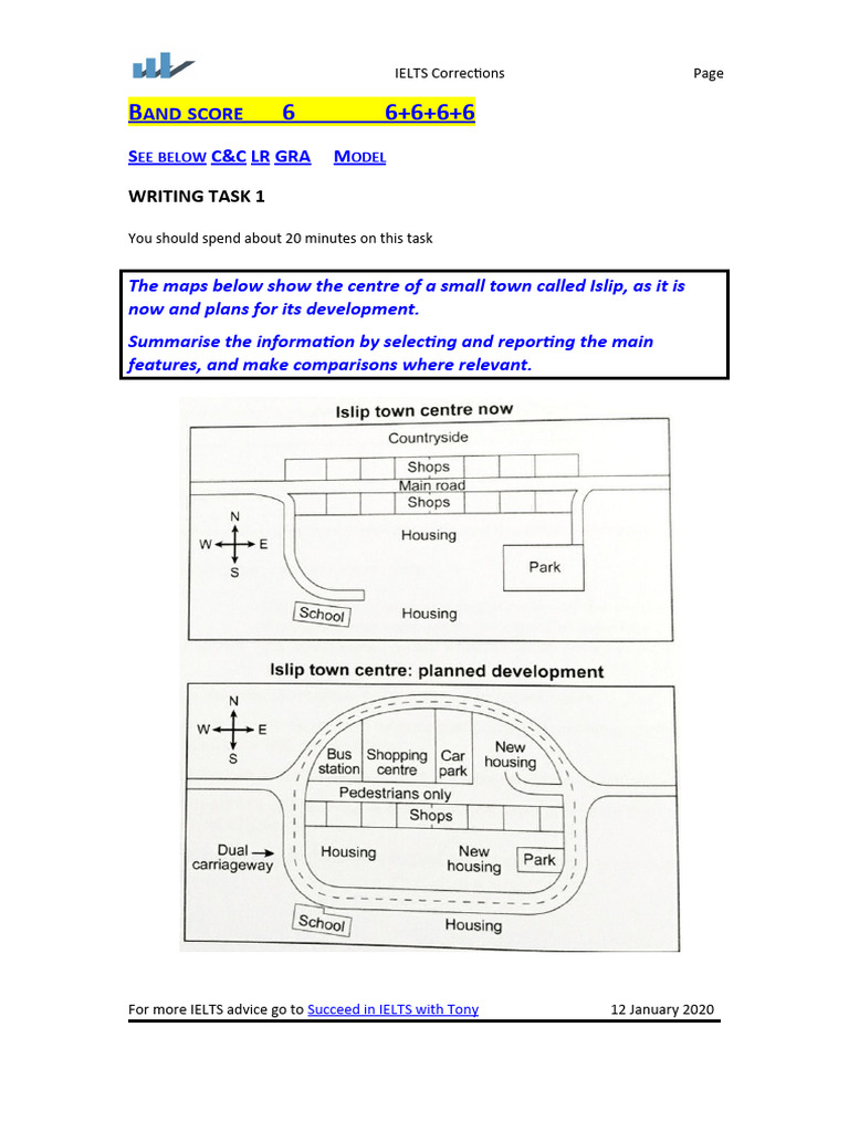 Sample Marking Task 1 AC 6666 Islip Map | Download Free PDF | Languages ...