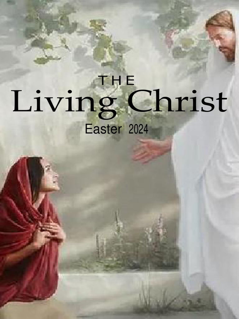 2024.the Living Christ Invitation | PDF | Jesus | Testimony