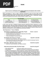 12th Pass Resume Format | PDF