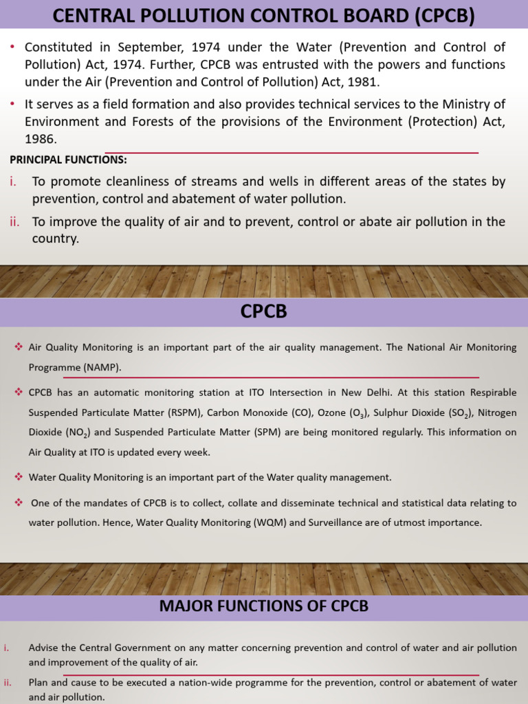 CPCB SPCB | PDF | Sewage Treatment | Air Pollution CPCB SPCB | PDF | Sewage Treatment | Air Pollution