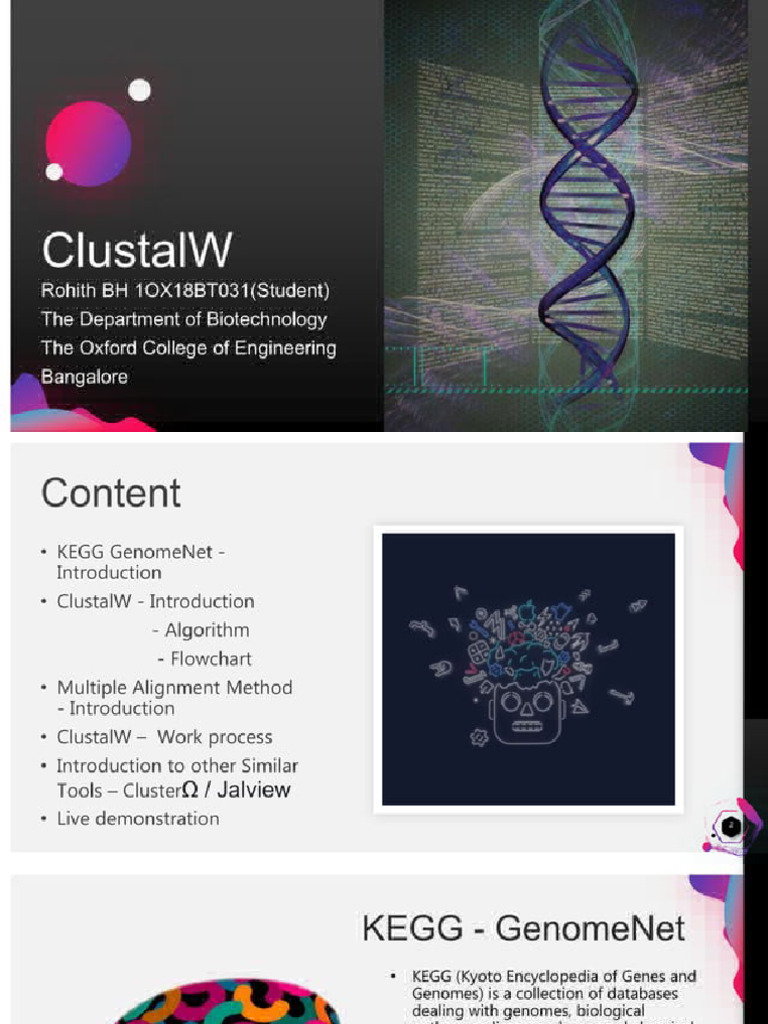 Clustal W Multiple Sequence Alignment | PDF