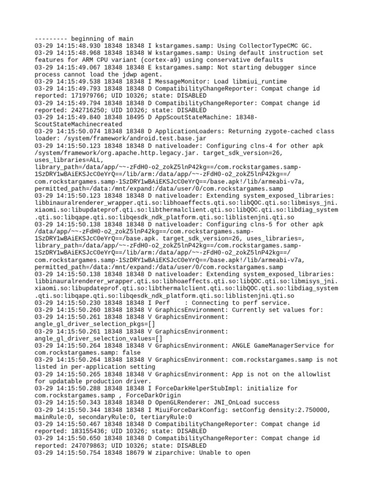 Logcat | PDF | Computer Architecture | Software