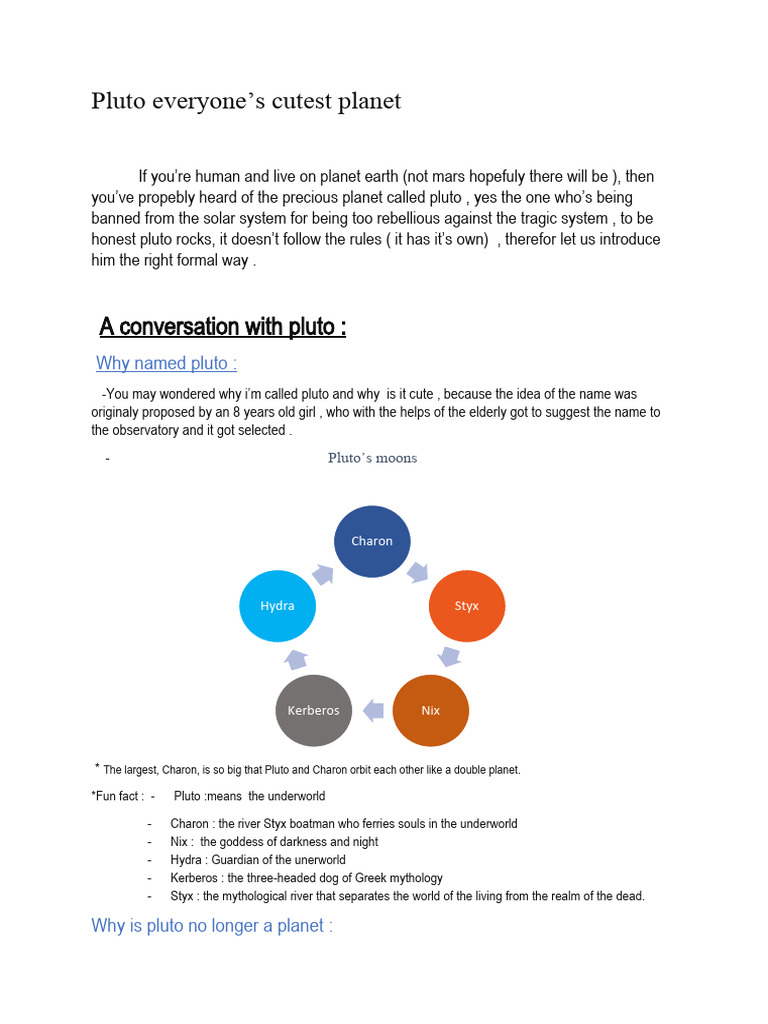 Pluto everyone | PDF | Pluto | Planets