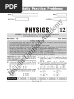Class 11 Physics Numericals Final | PDF