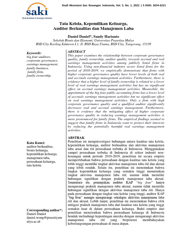 Saki - Dan SHR | Download Free PDF | Companies | Business Economics