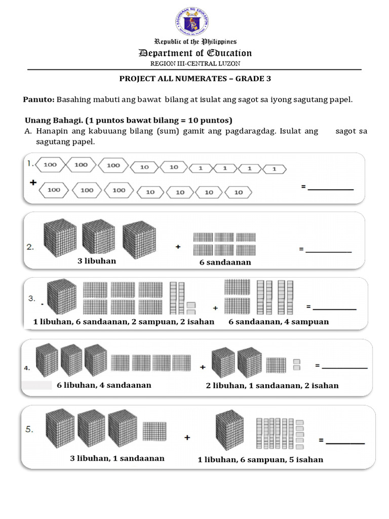 GRADE-3_PROJECT-AN_FILIPINO | PDF