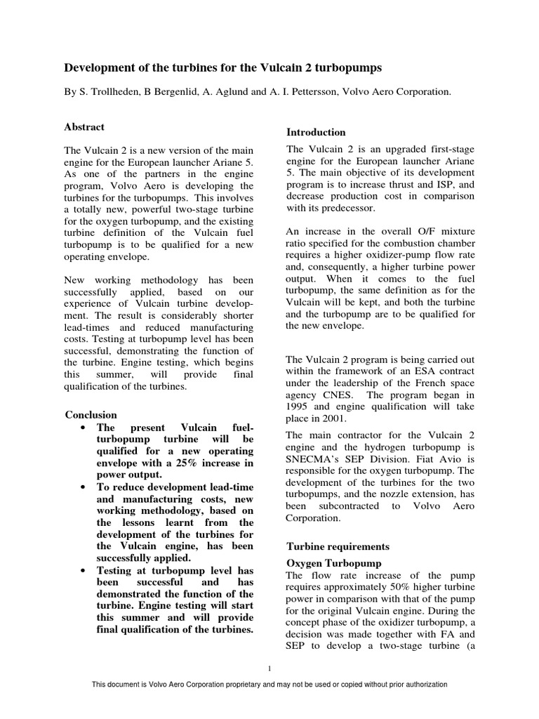 Turbopump V2 Paper | PDF | Turbine | Multistage Rocket
