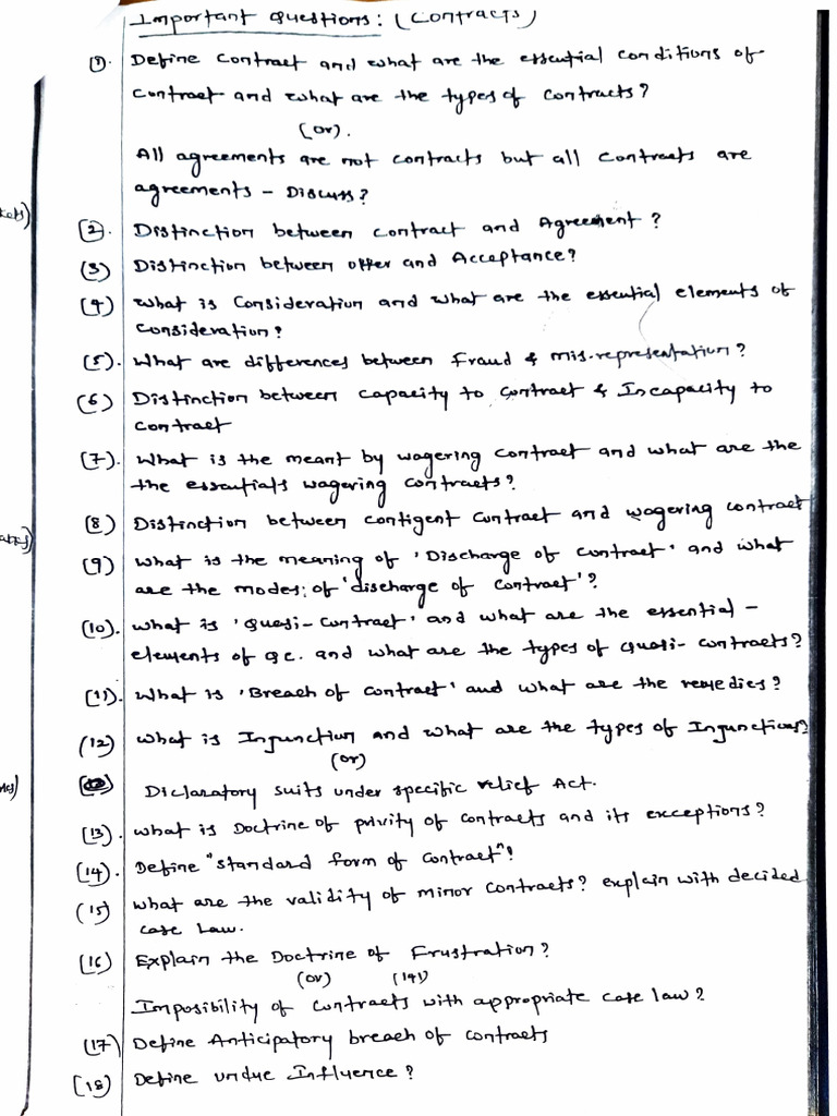 Contract Imp Ans | PDF