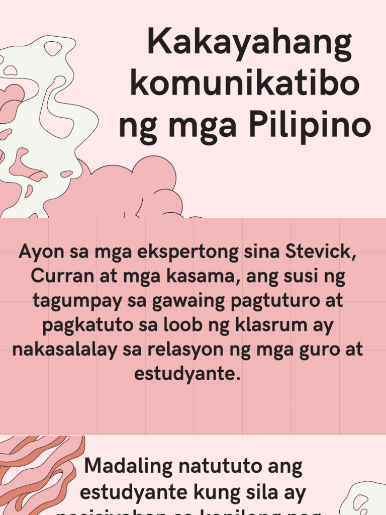 Linangin Natin Iugnay at Basahin Ang Teksto Kakayahang Komunikatibo NG ...