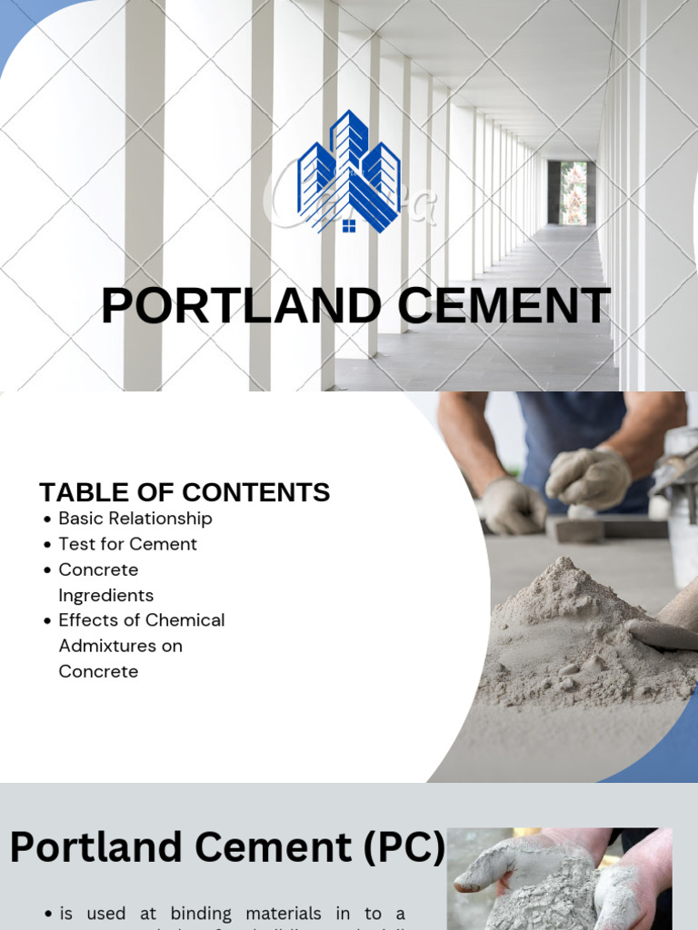 Portland Cement | PDF | Concrete | Cement