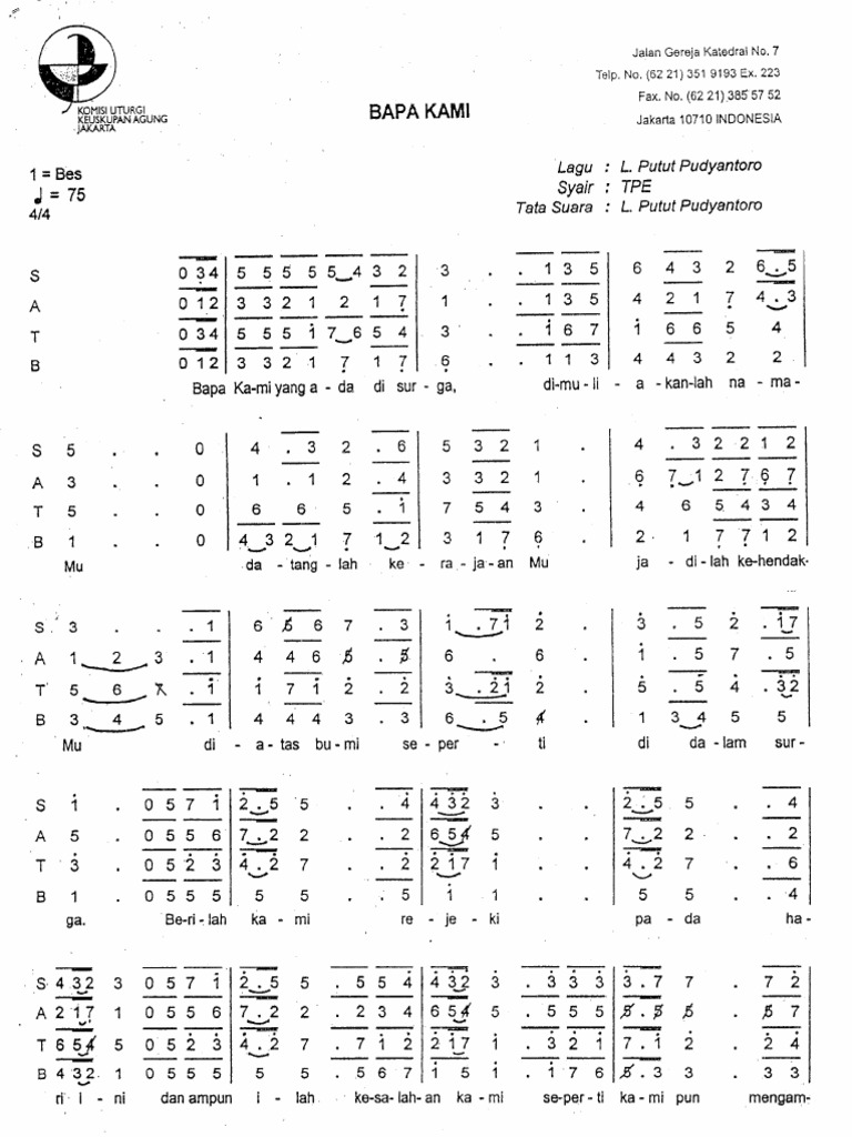 Bapa Kami - Putut | PDF