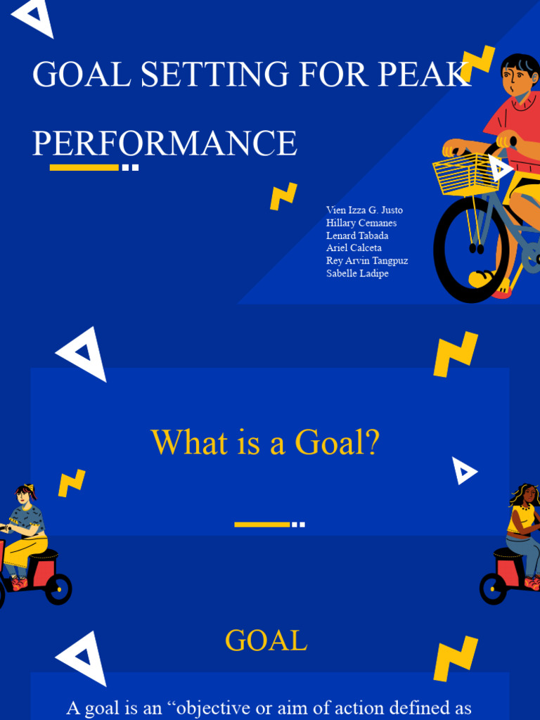 Goal Setting in Peak Performance | PDF | Goal | Goal Setting