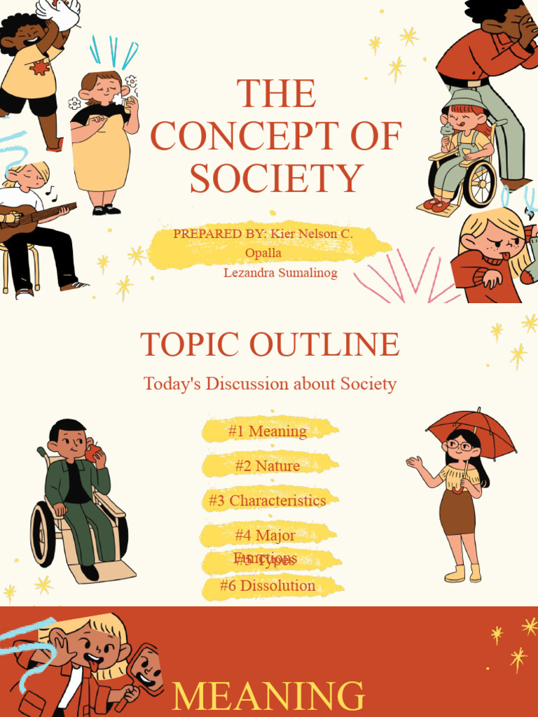 3 Kier UCSP ConceptofSociety | PDF | Society | Community