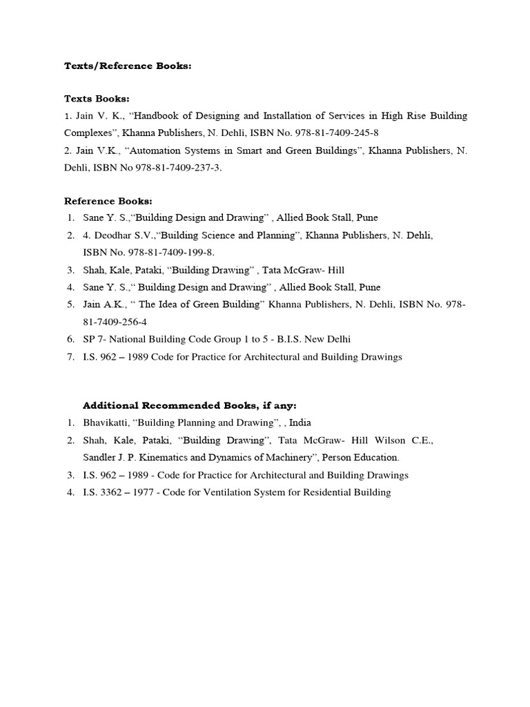 Reference Books for Architects | PDF | Art