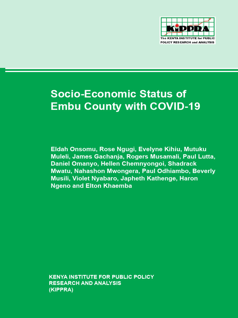 Embu County | PDF | Wash | Agriculture