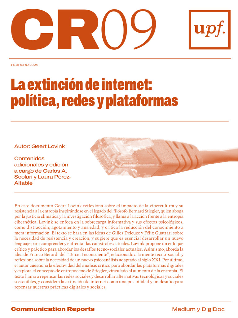 Revista CR09 - La Extinción de Internet | PDF | Internet | Mente