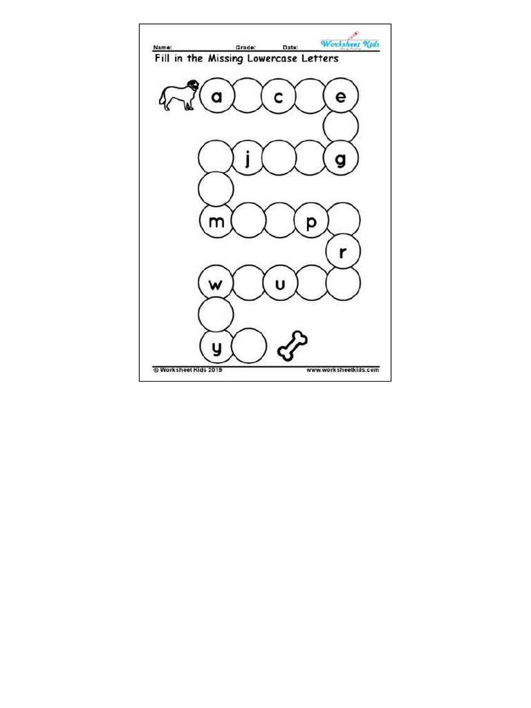 Missing Letters | PDF