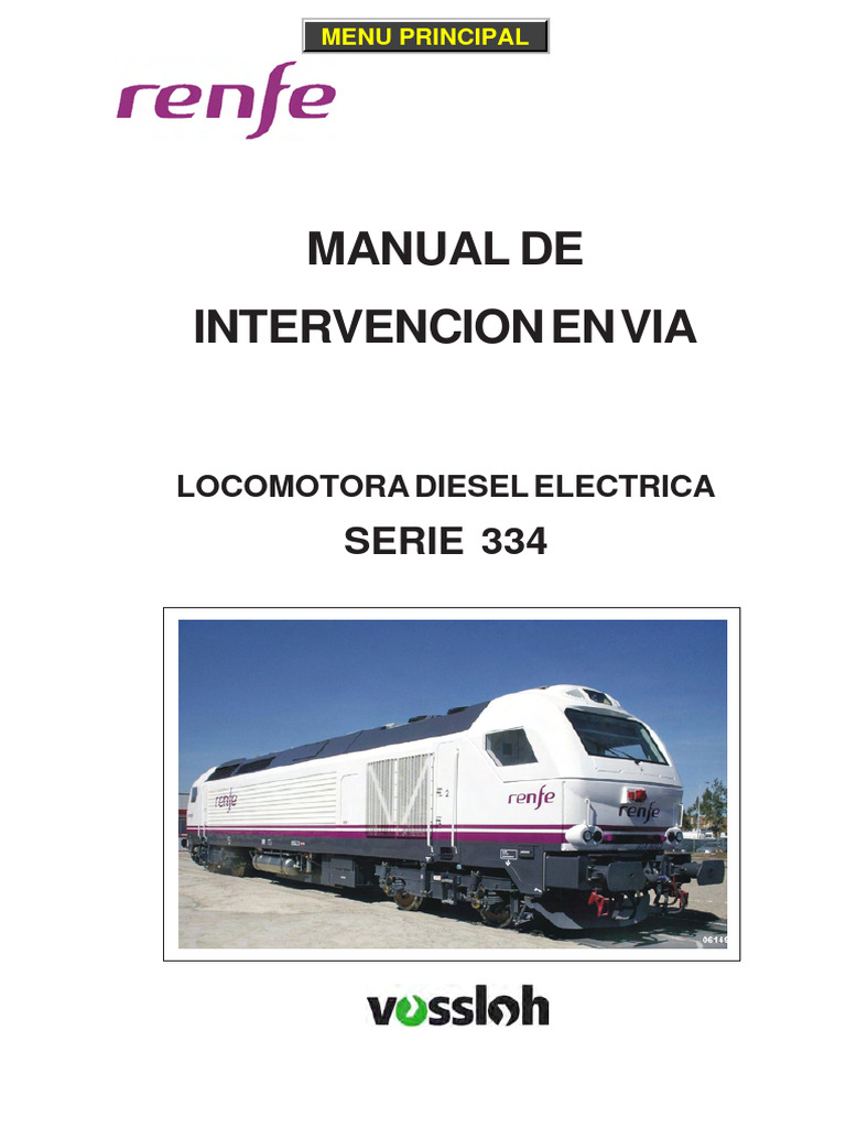 Manual de Intervencion en Via: SERIE 334 | PDF