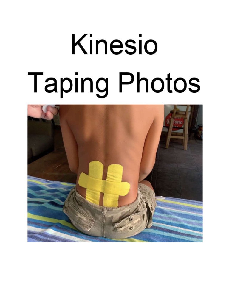 Kinesio Taping Photos | PDF
