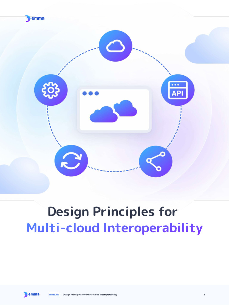 Design Principles For Multi Cloud Interoperabilitypdf | PDF | Cloud Computing | Interoperability