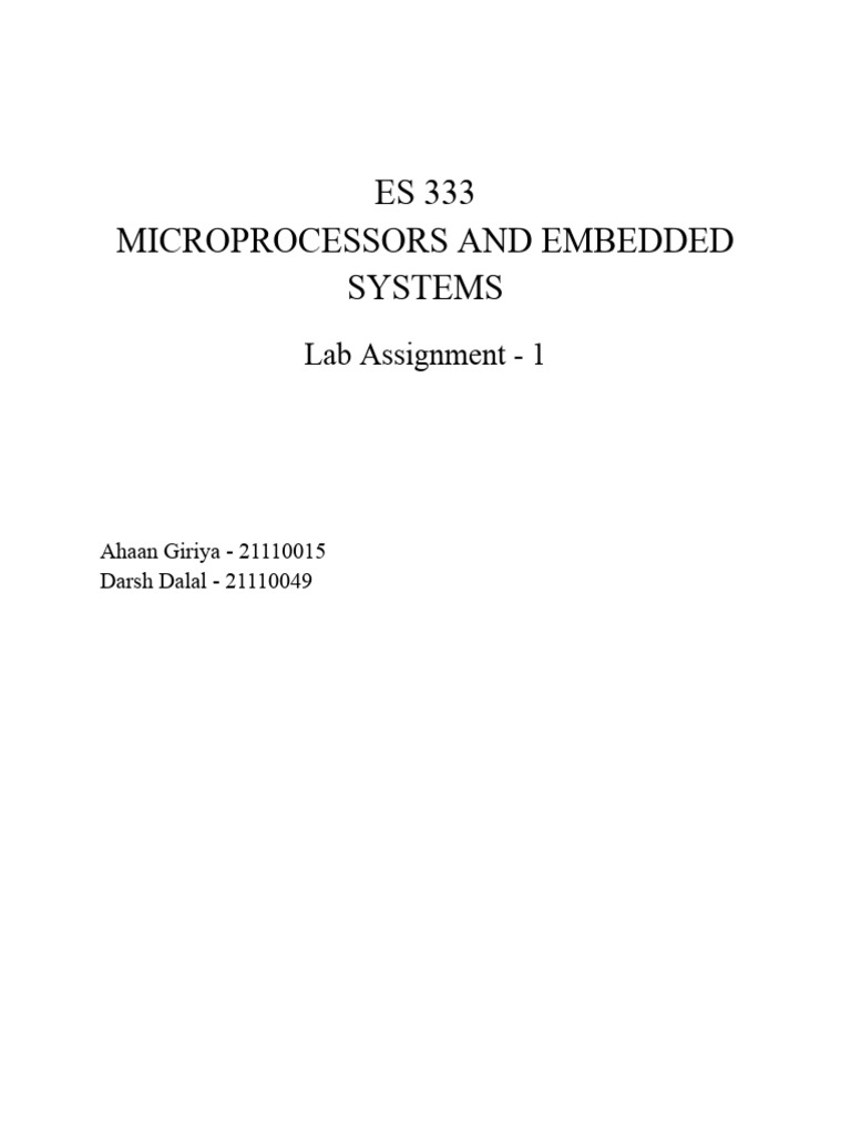 Mes Lab 01 | PDF | Computer Architecture | Computer Engineering